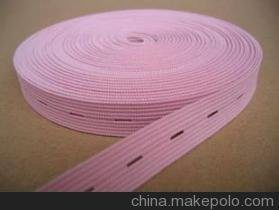 Elastic Tape with Button Hole for Garment Elastomeric Tape