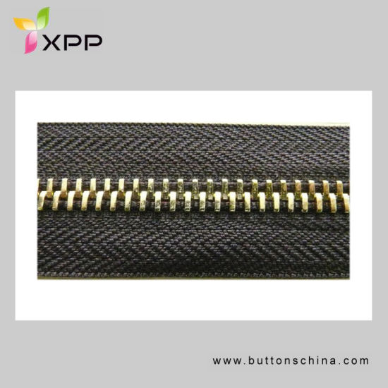 #3 Metal Brass Zipper for Da Puller C/E